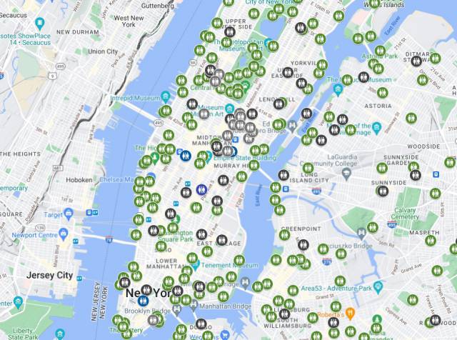 ニューヨーク公式トイレマップ！便利な地図とNYCの公衆トイレ事情 Ur in Luck - Petite New York