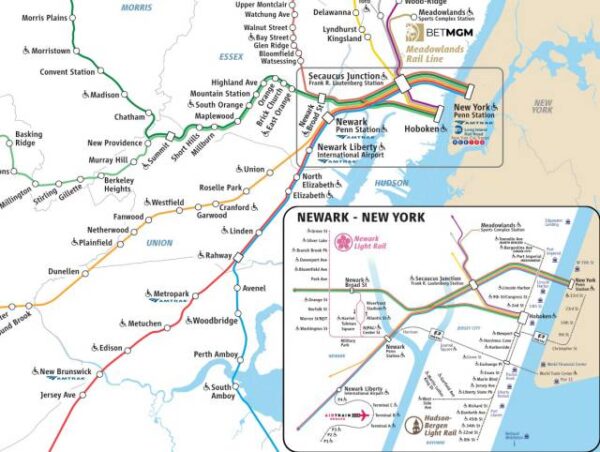 無料！NJ Transit ニュージャージー州の電車 バス ライトレール 1週間乗り放題！ - Petite New York